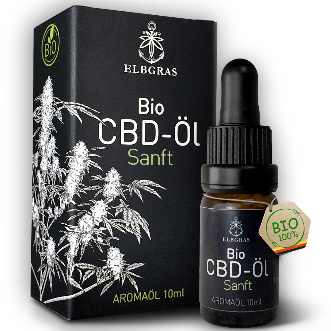 Bio CBD Tropfen 15 % – Vollespektrum 10 ml | Elbgras